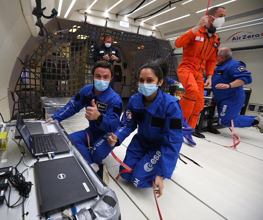 Chemistry experiments under microgravity condition | Karlstad University